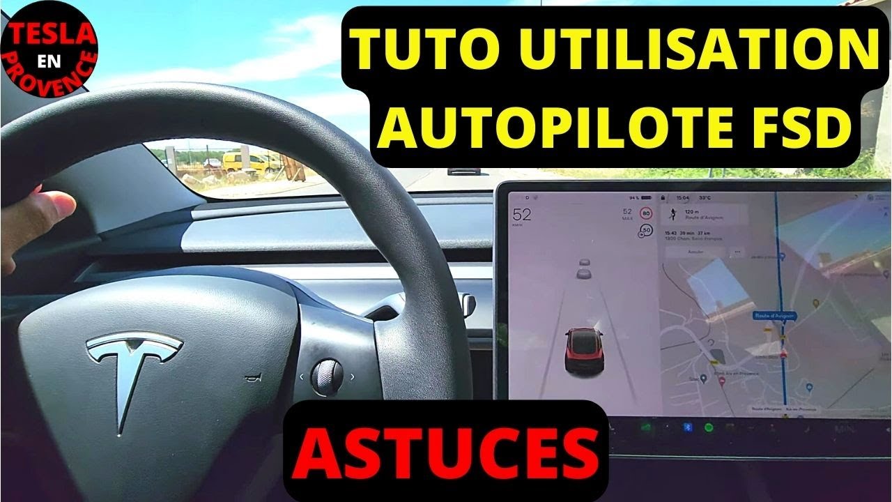 Comment fonctionne l'autopilote FSD Tesla Model 3 : Conduite autonome ...