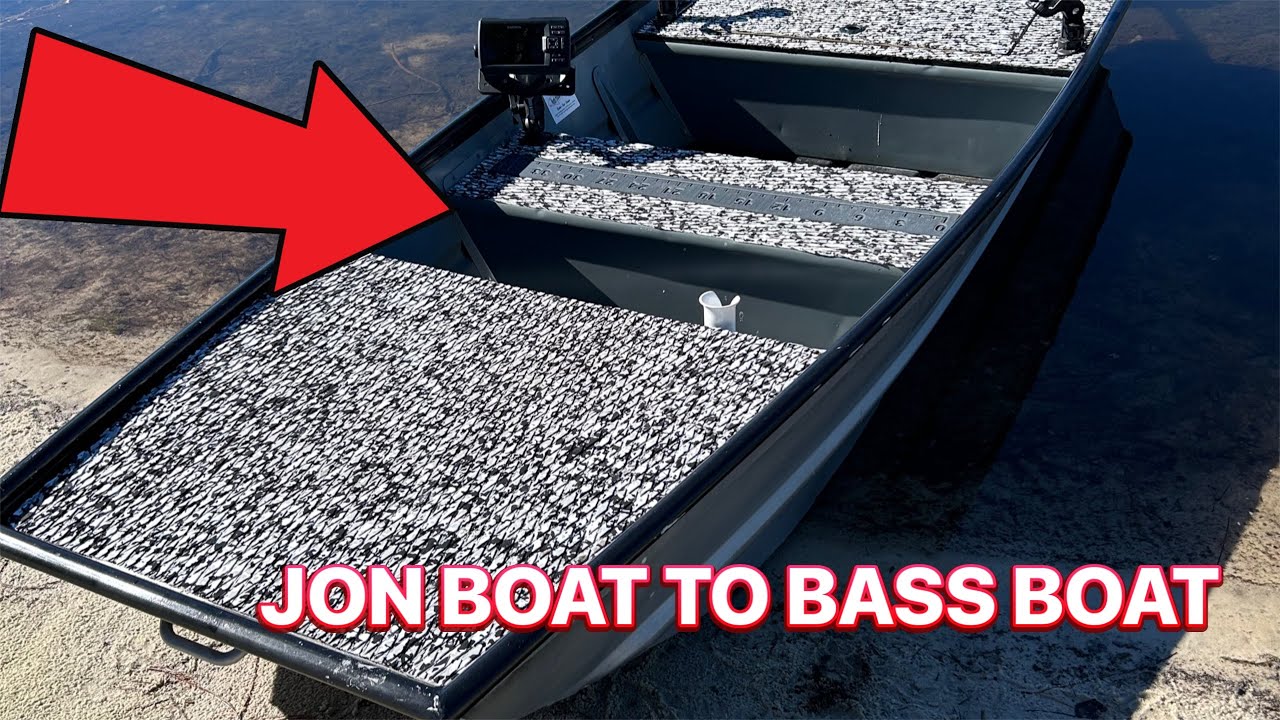 FISHING IN NEW JON BOAT TO BASS BOAT! [INSANE ACTION] - YouTube