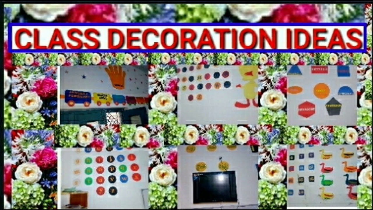Class decoration ideas - YouTube