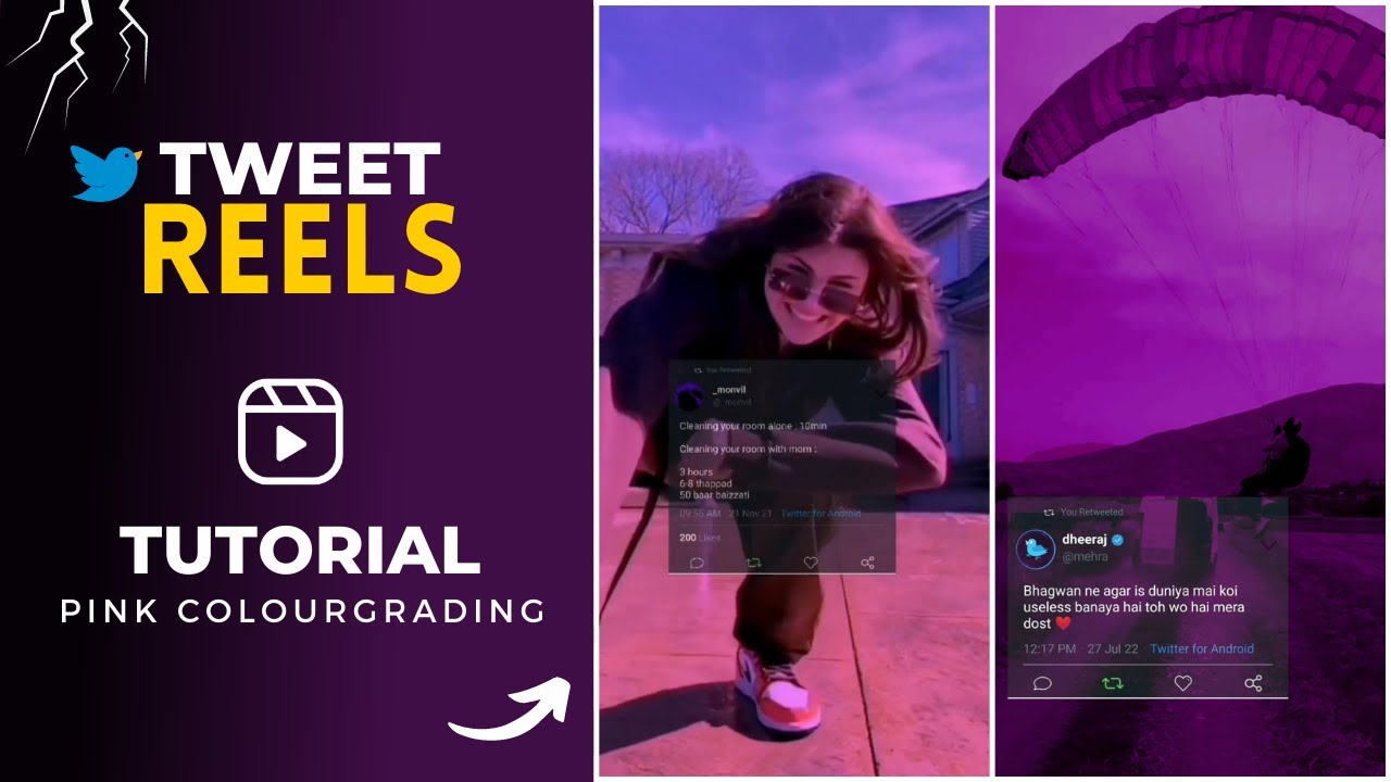 How to make Aesthetic tweet reels for Instagram | Viral tweet reels ...