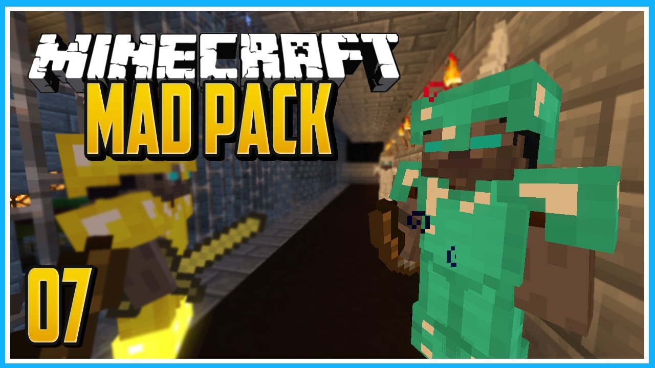 Minecraft Madpack: Episode 7 - Castle Marketplace! - YouTube