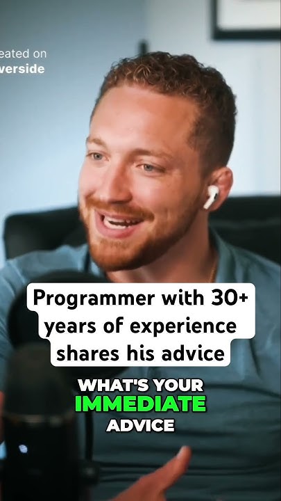 Programmer With 30+ Years Experience Shares His Advice #careerdevelopment #technology #coding ...