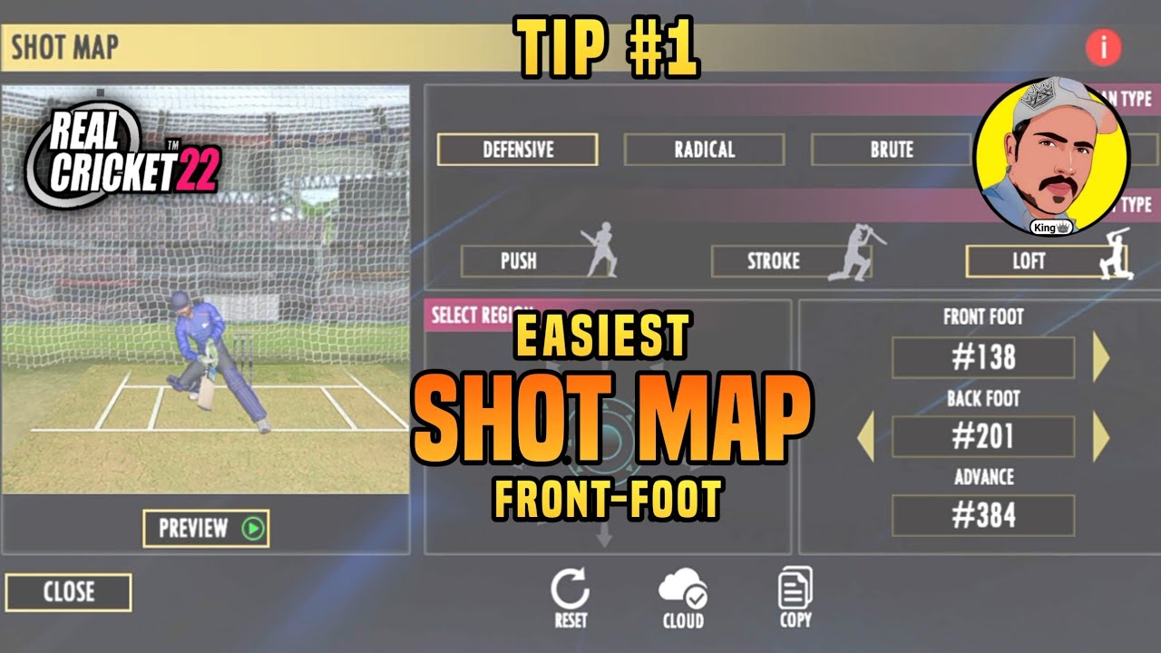 Easy Shot Map Real Cricket 22 || Real Cricket 22 Batting Tips || # ...
