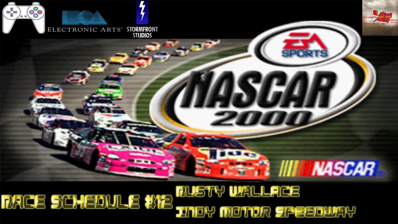 NASCAR 2000 (PS1) - Single Race - Race #12 (Part 2 of 3) : Indianapolis ...