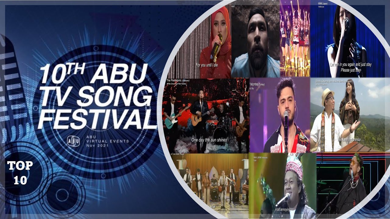ABU TV Song Festival 2021 Top 10 - YouTube