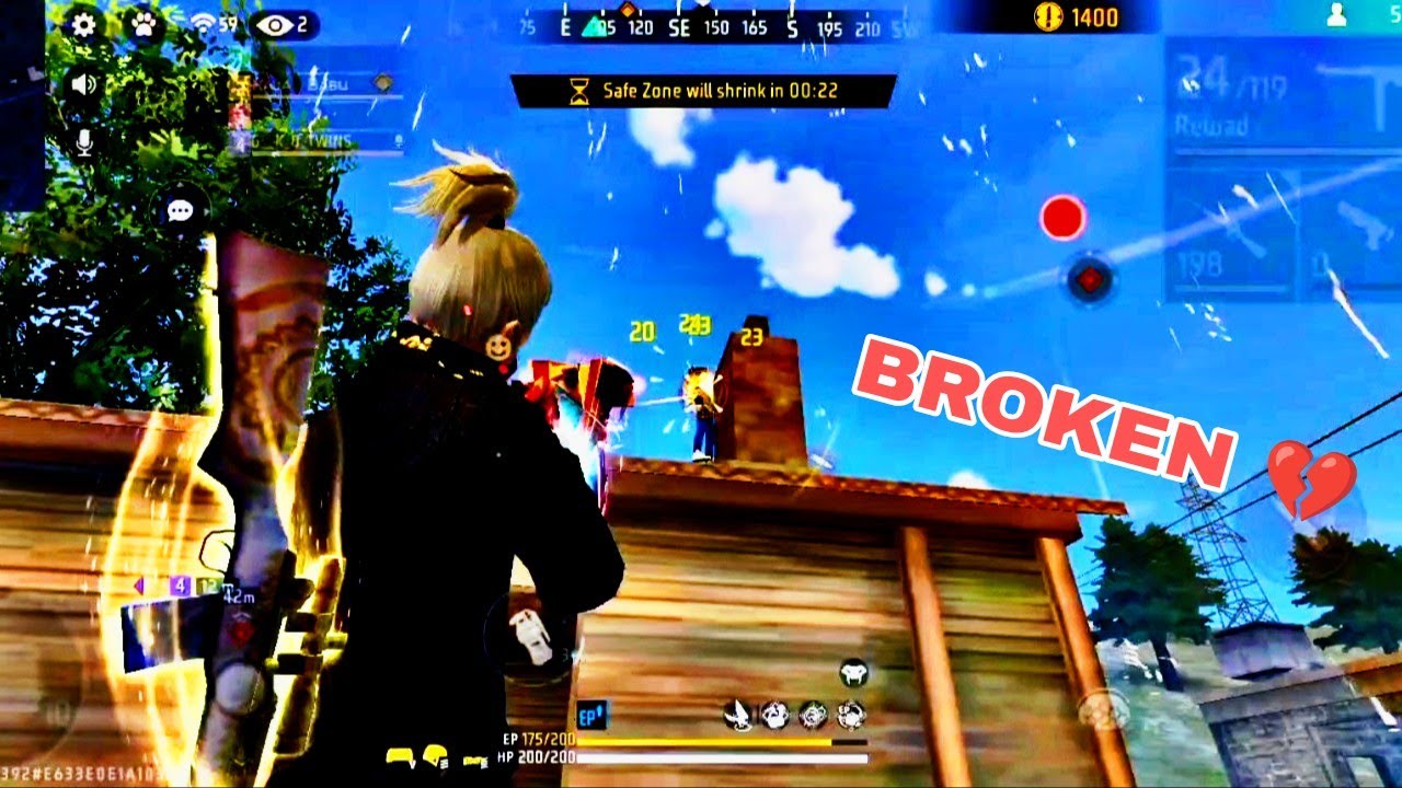 Free fire broken 💔 status| sun raha hai na tu sad song 🥀💔 #freefire # ...