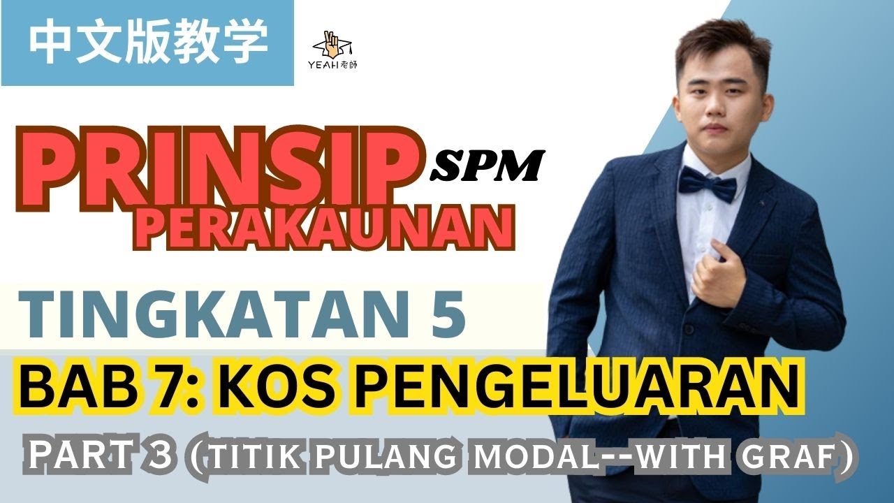 Akaun中文教学 F5 KSSM |Bab7 Titik Pulang Modal 怎样画Graf ?｜Kos Tetap | Kos ...