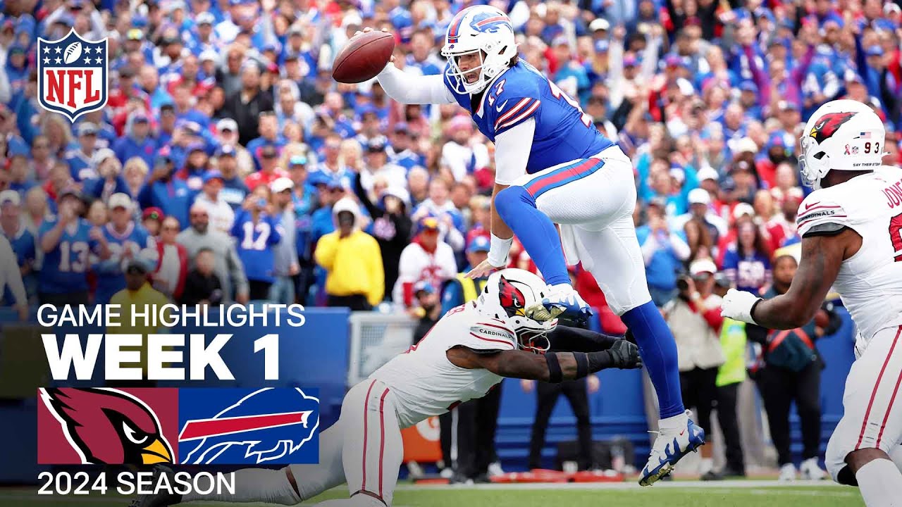 Arizona Cardinals vs Buffalo Bills | NFL 2024 Week 1 Game Highlights ...