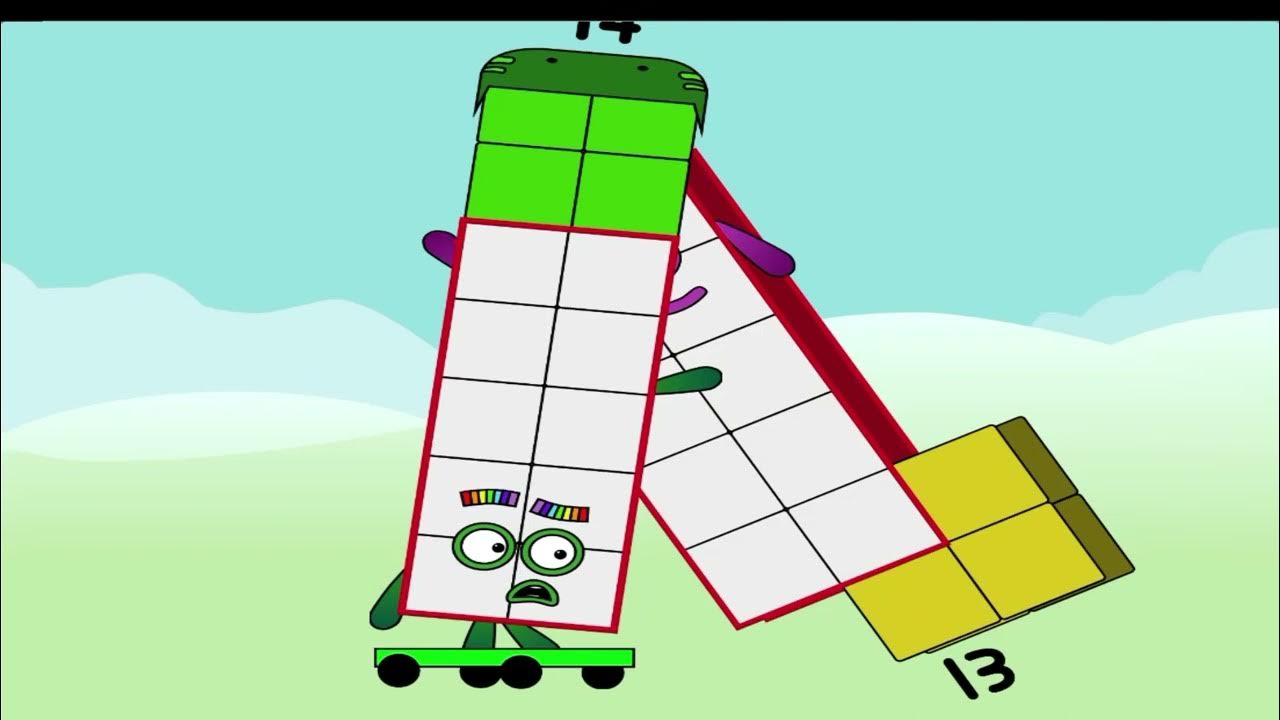 Numberblocks Animation - Numberblock 13 Saved by a numberblock 14 ...
