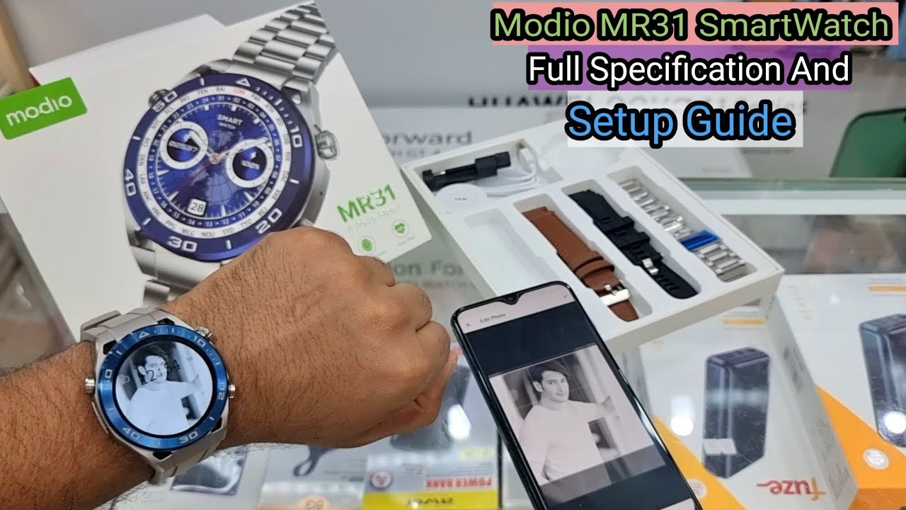 Modio MR31 Smart Watch Unboxing | Features | Connection Guide | Add ...