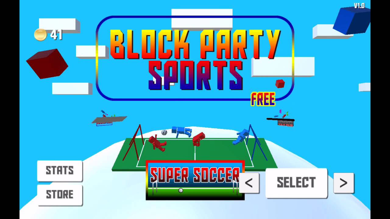 И снова играю в block party sports - YouTube