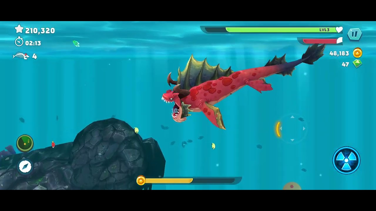 my Gameplay in hungry shark Evolution - YouTube
