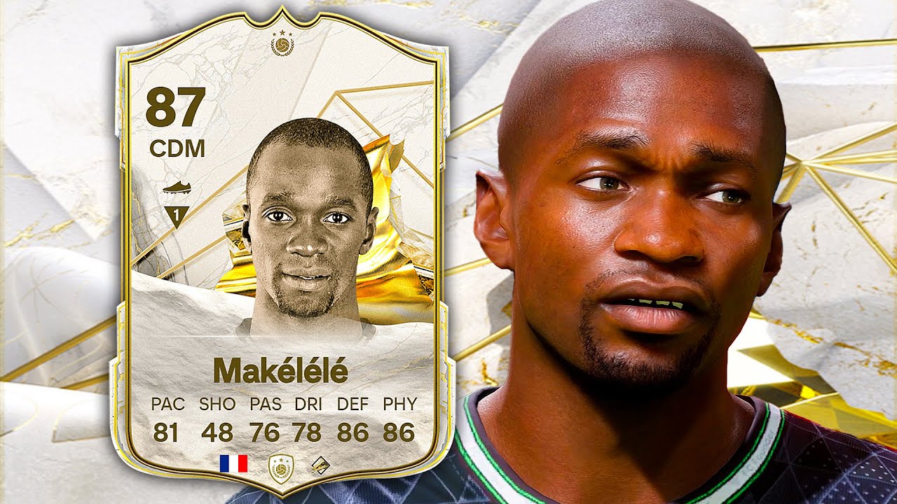 87 Icon Makelele Player Review - EA FC 24 - YouTube