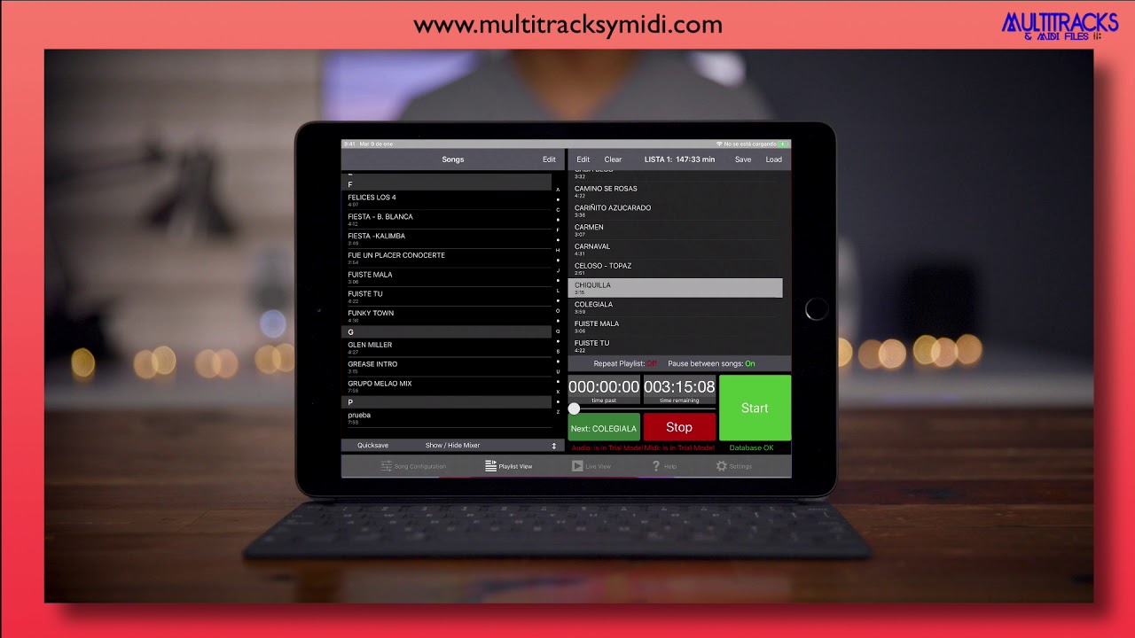 TODO sobre los Multitracks - 08 iPad y Multitracks - YouTube