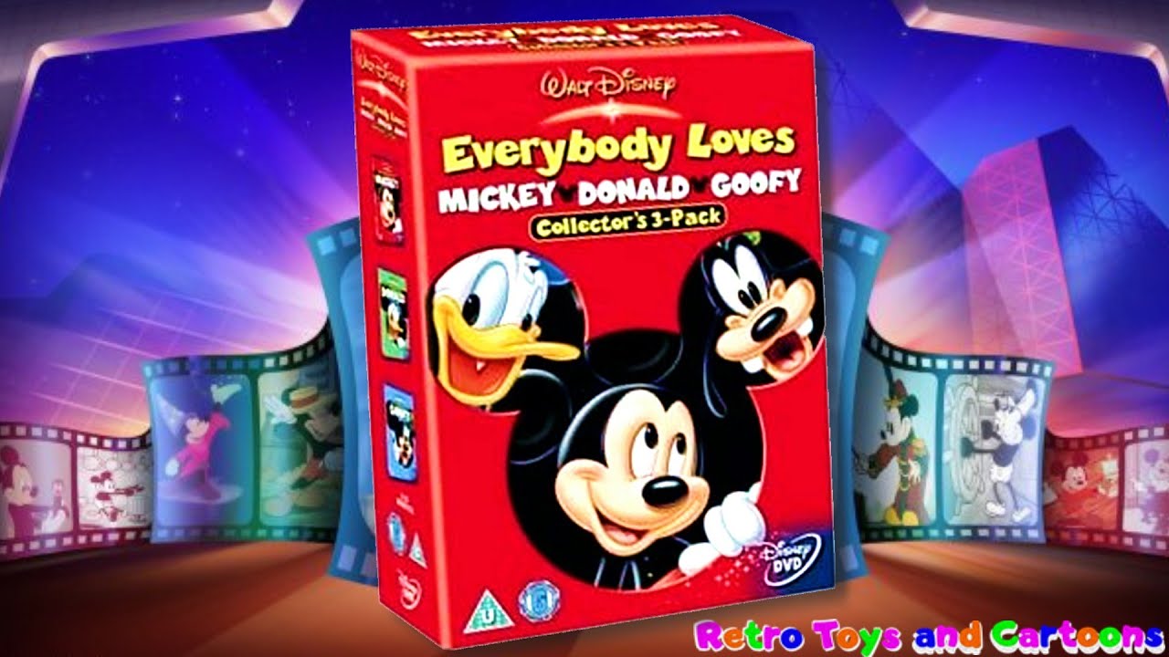 Mickey Mouse Everybody Loves Mickey Donald Goofy DVD VHS Commercial ...