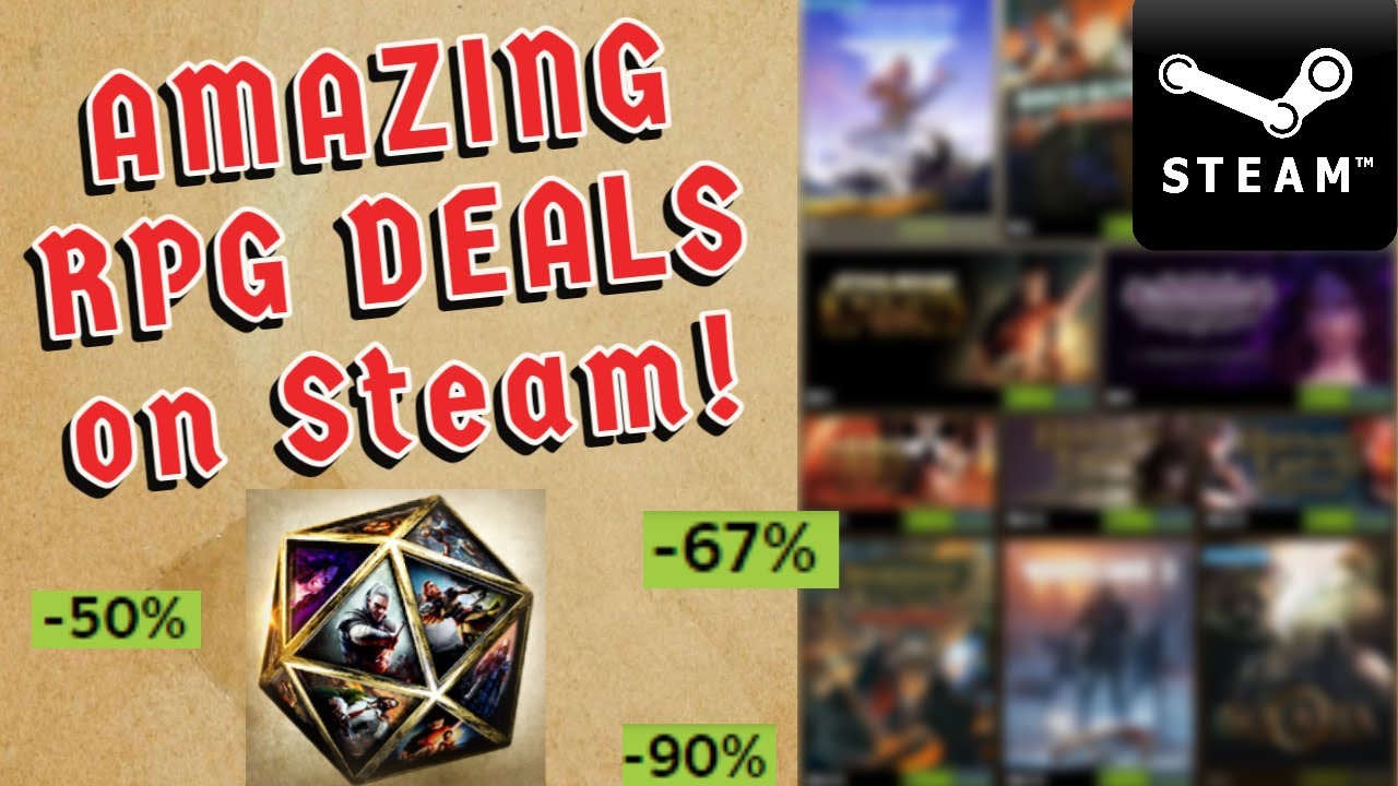 Top 10 MUST OWN RPG Games - Steam RPG Sale - YouTube