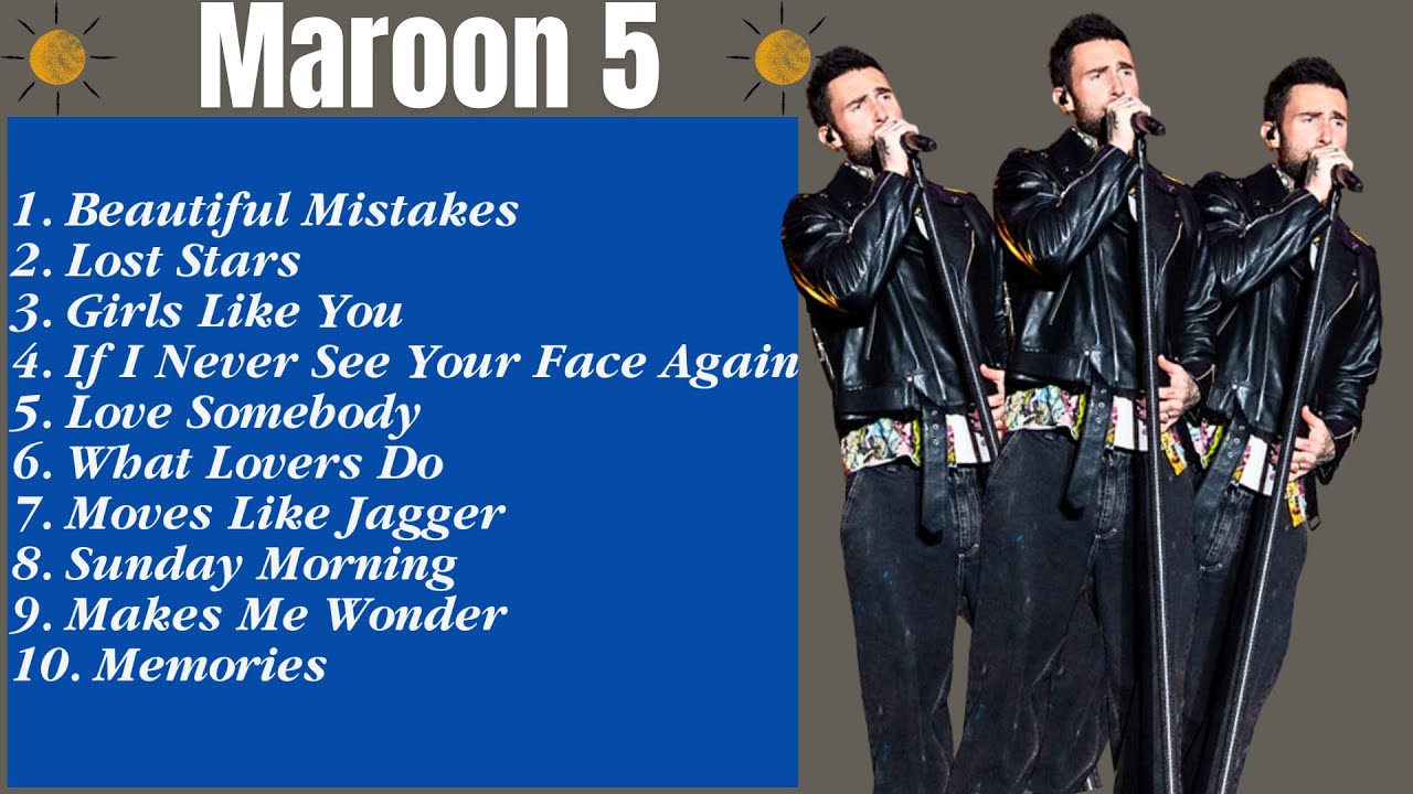 Maroon 5 - Best Collection Full Album 2024 - YouTube