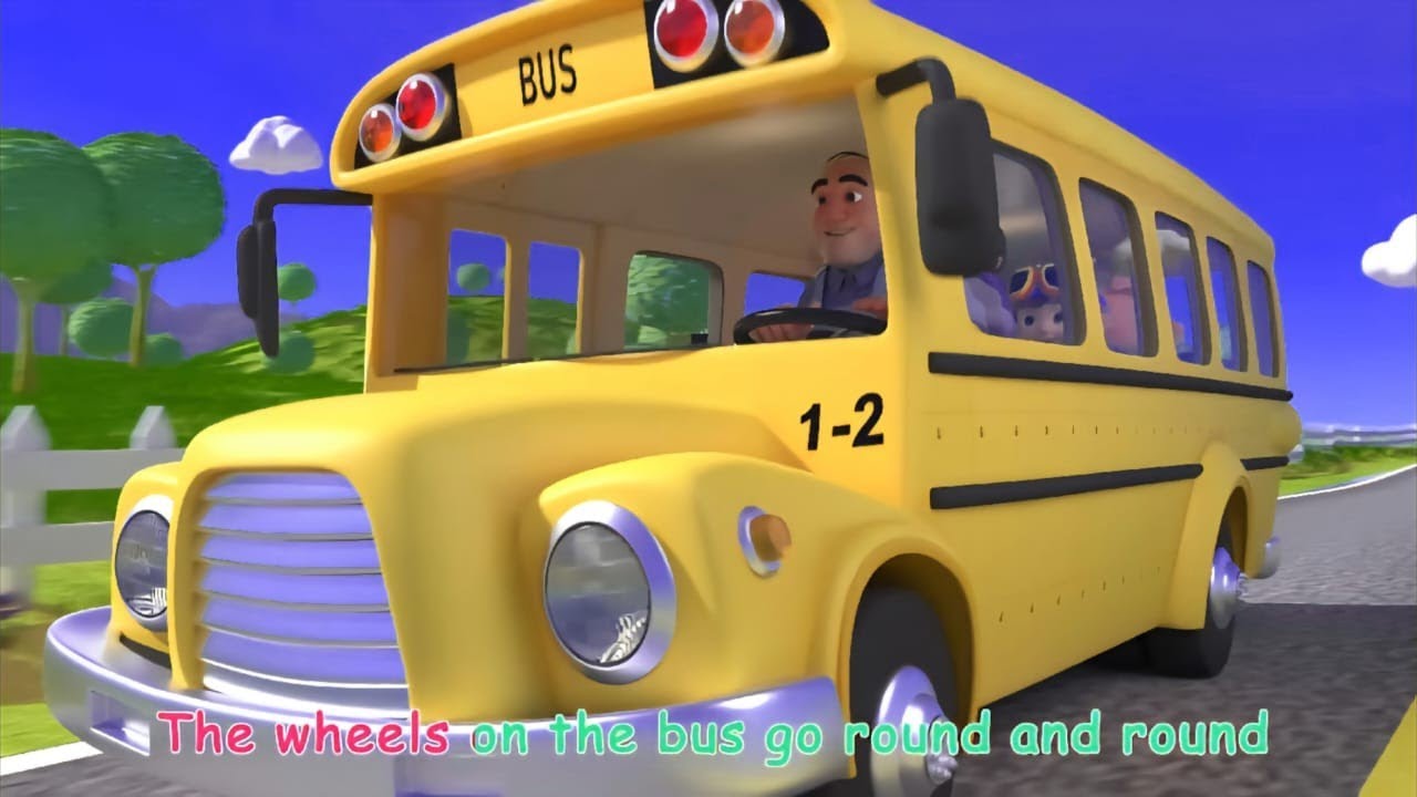 [1 MINUTE LOOP] Wheels on the Bus Sound Variations | Jelly kids : nursery rhymes - YouTube