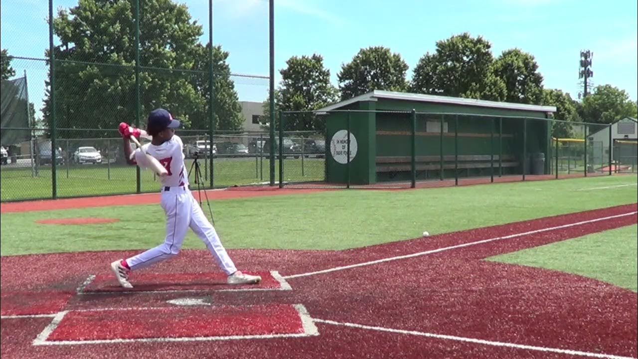 Austin McNair Hitting - Mid Atlantic Red Sox - Filmed June 2024 - www.PlayInSchool.com - YouTube