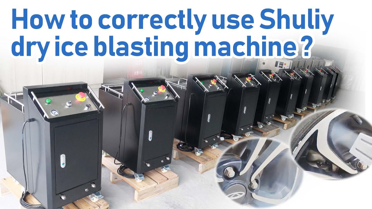Step-by-step guide to using Shuliy dry ice cleaning & blaster machine # ...