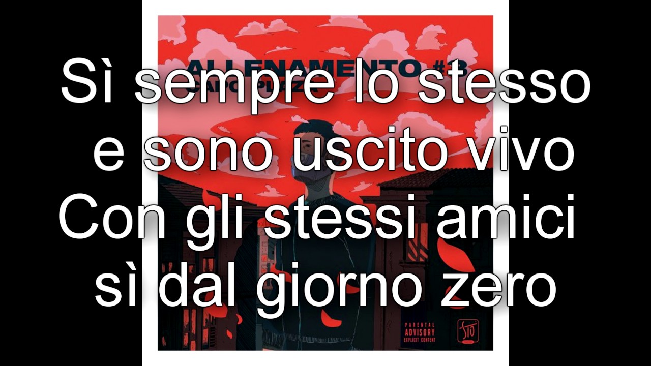 Capo Plaza - Allenamento #3 **TESTO** (Lyric Video) - YouTube