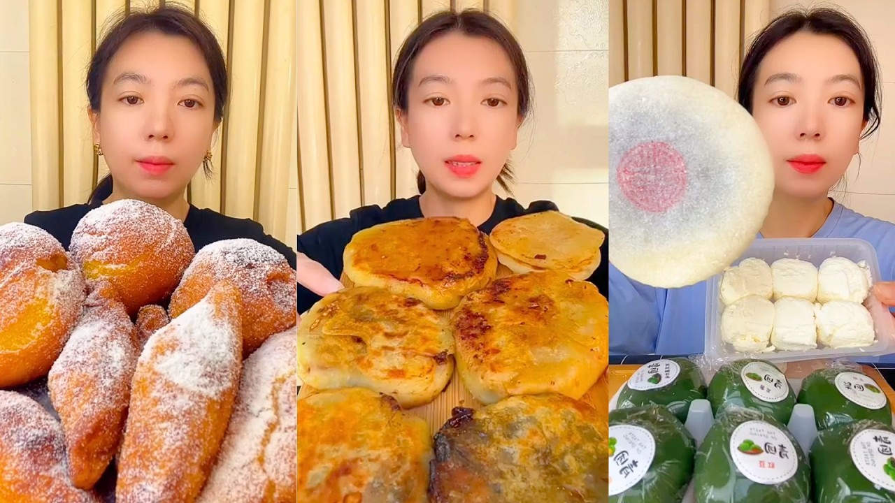 Traditional Chinese Homemade Food Eating Show | Buns Noodles & Desserts ...