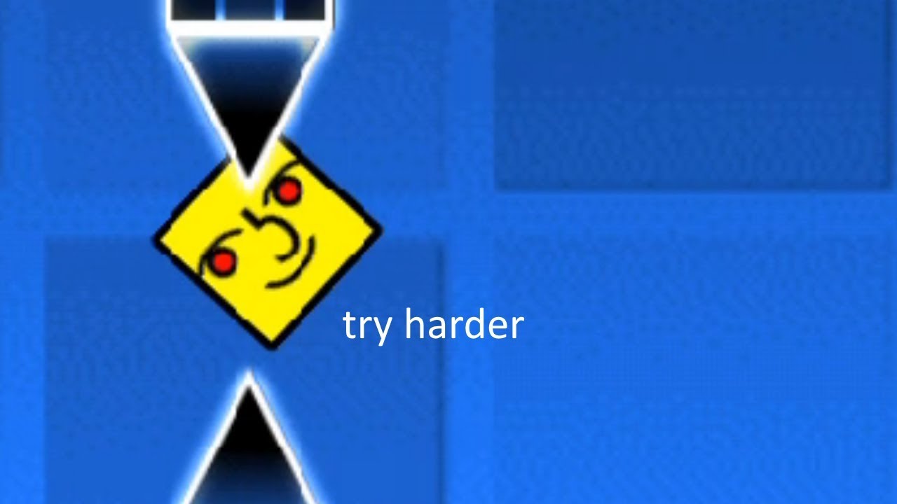 Geometry dash | Try harder! - YouTube