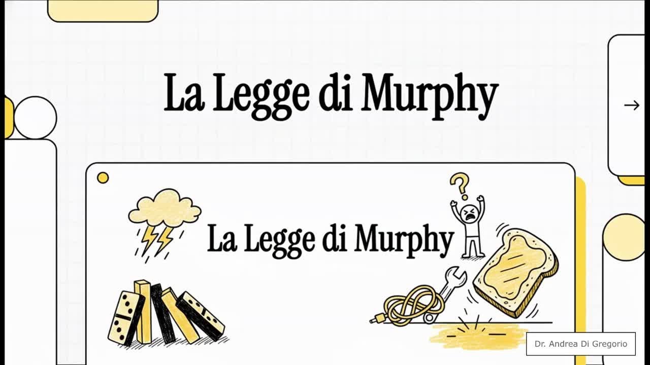Bias Cognitivi - La Legge di Murphy - YouTube