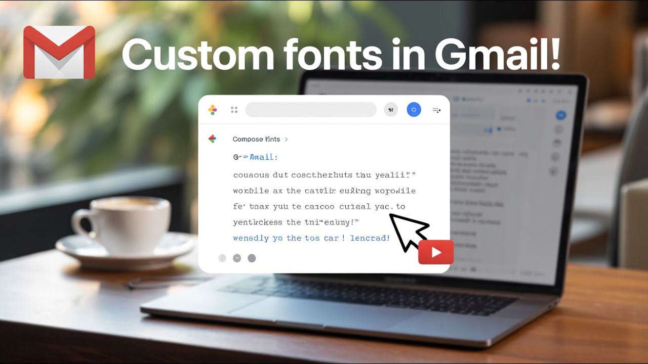 How to Add Custom Fonts to Gmail Signatures - YouTube