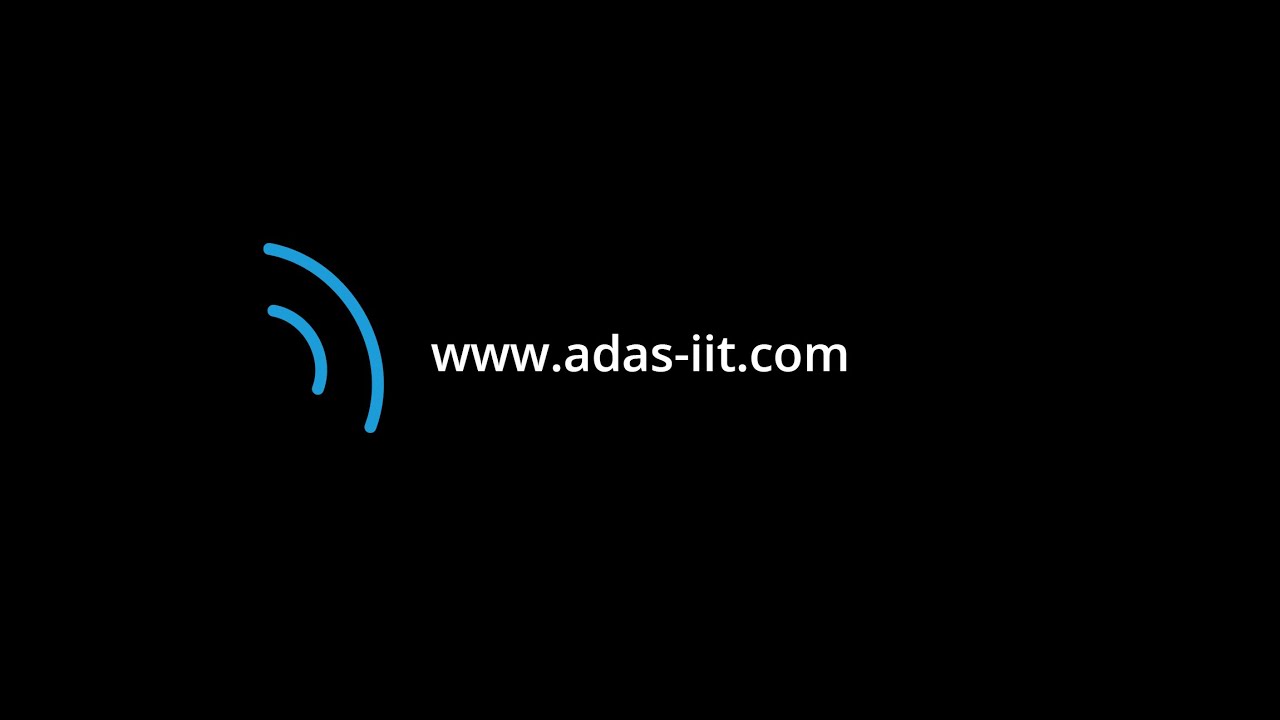 Innovation in ADAS Test | ADAS iiT - YouTube