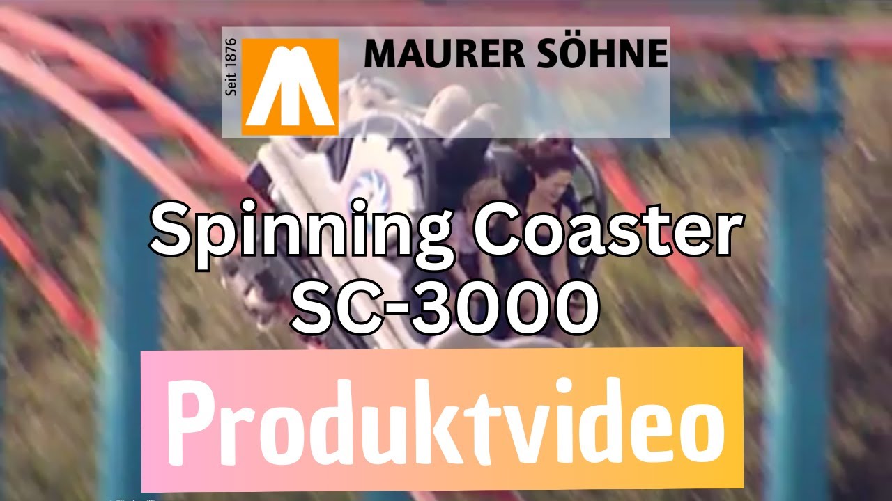 Maurer Söhne - Spinning Coaster SC-3000 | Produktvideo #spinningcoaster ...