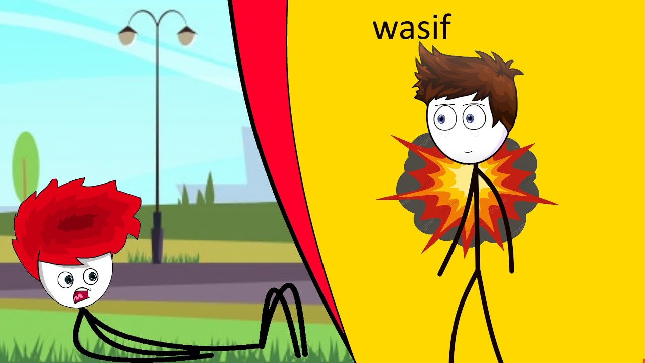 WHEN A GAMER MEETS WASIF Part 1 (ft.Wasif , Aaron animations)@wasif ...