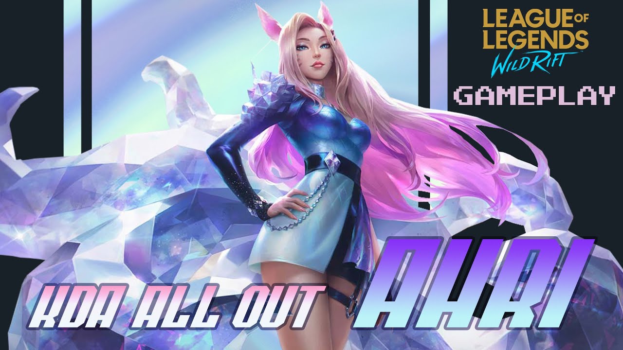 K/DA All Out Ahri Skin | Full Gameplay | League of Legends: Wild Rift ...