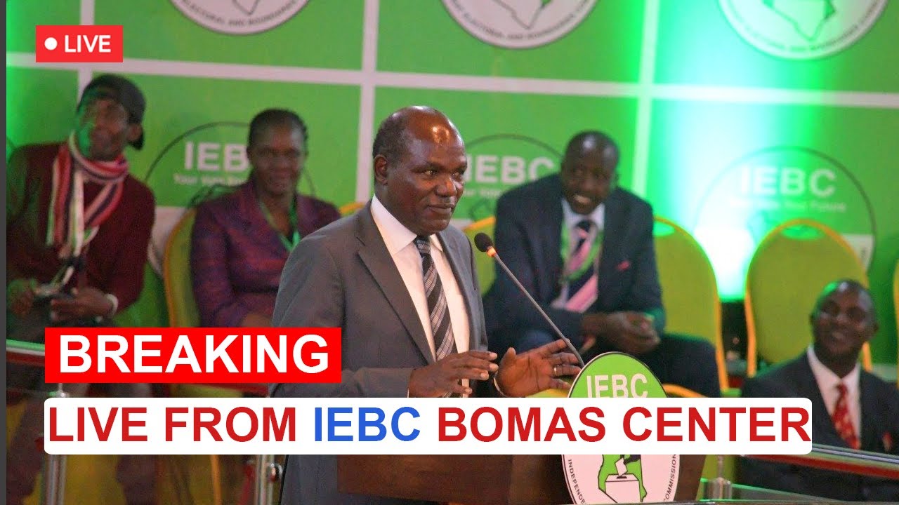 BREAKING NEWS: LIVE FROM IEBC AT BOMAS OF KENYA - YouTube
