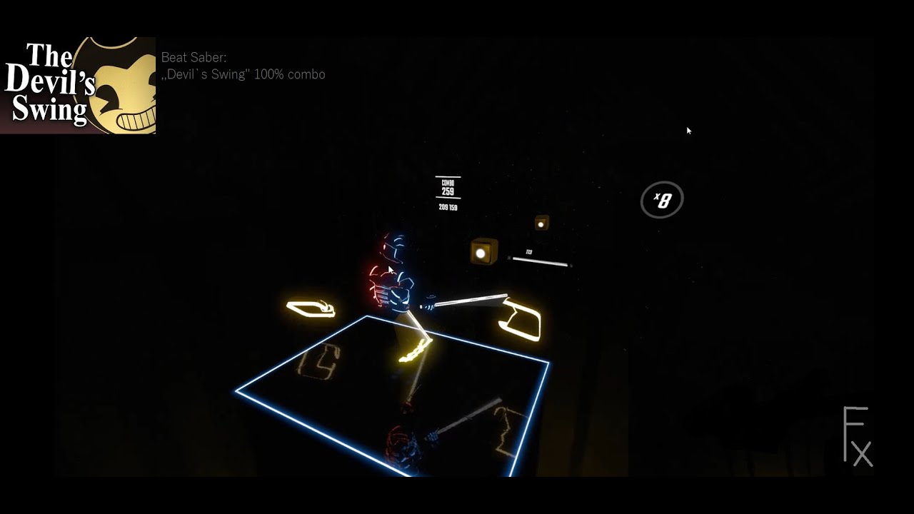 Beat Saber BENDY INK MACHINE SONG "The Devil's Swing" 100% Combo - YouTube