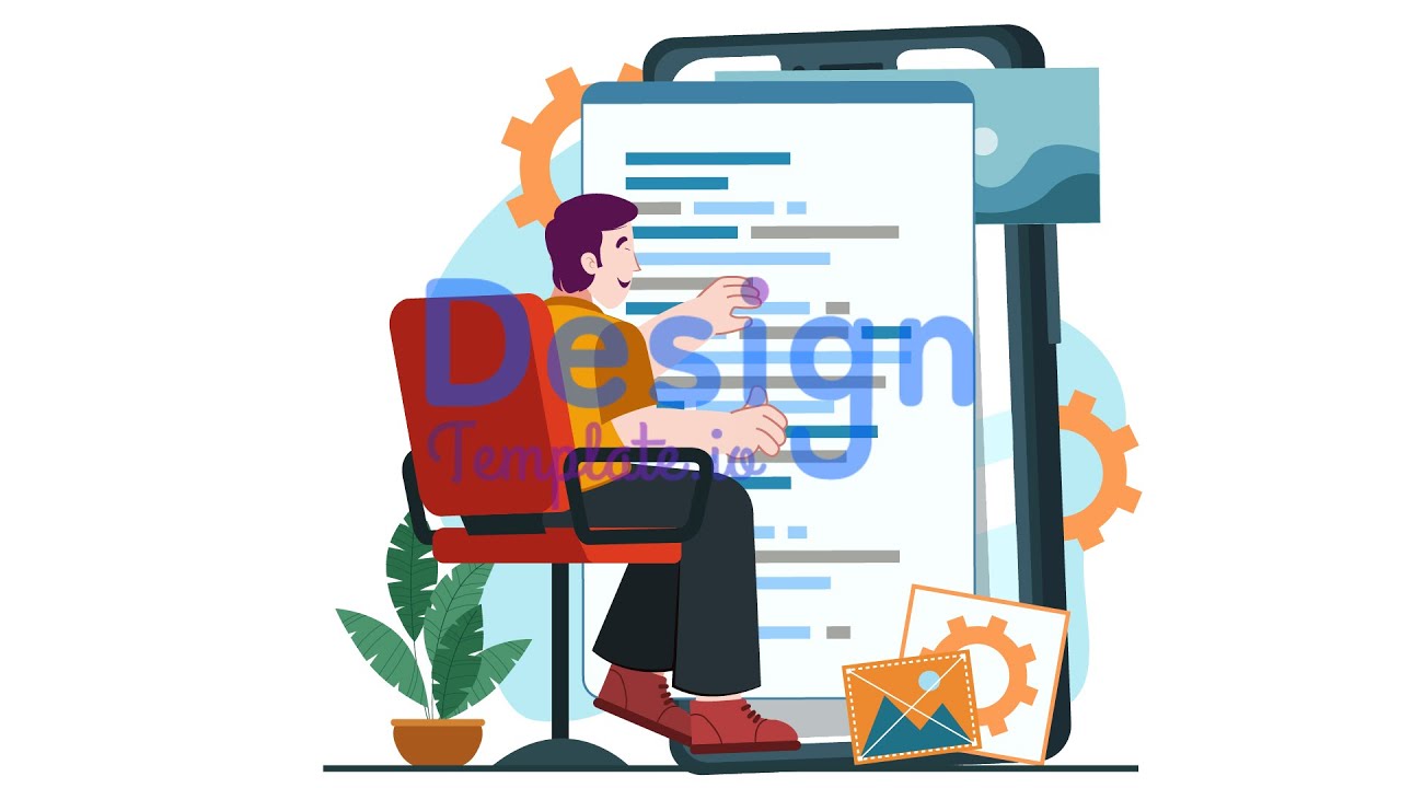 App development Animation Scene After Effects Templates - YouTube