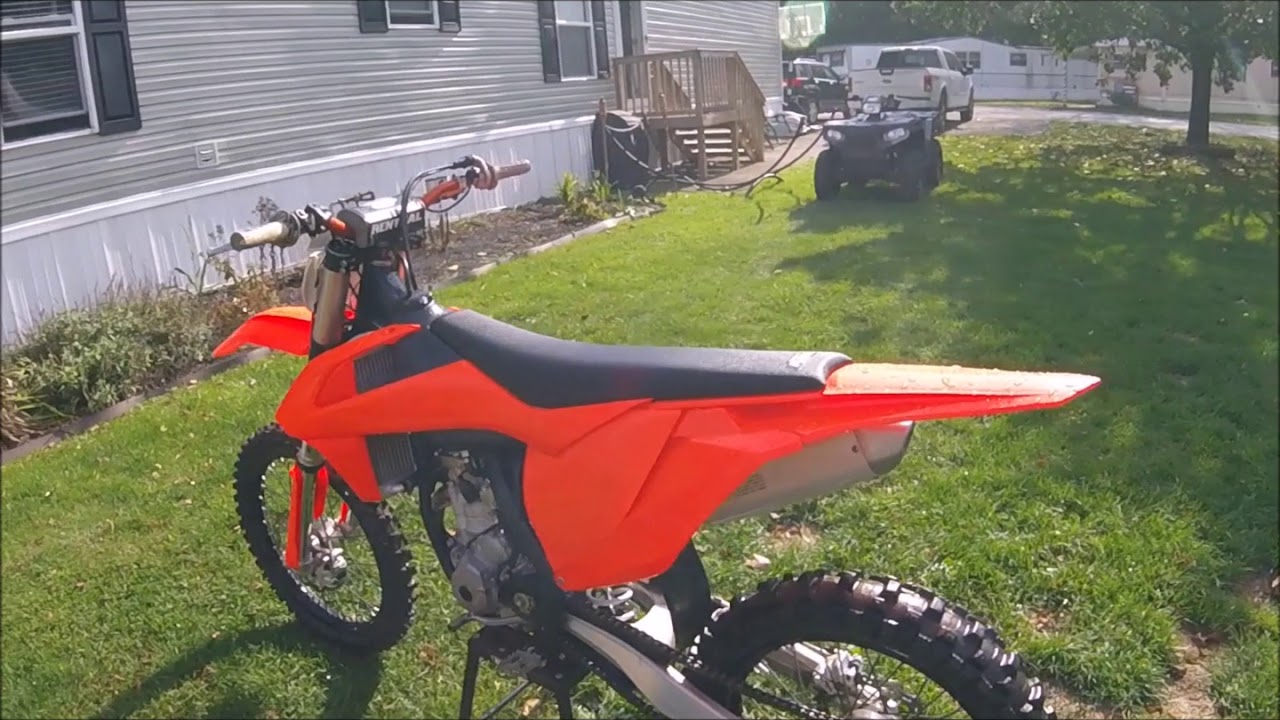 Acerbis Fluo-Orange KTM - YouTube