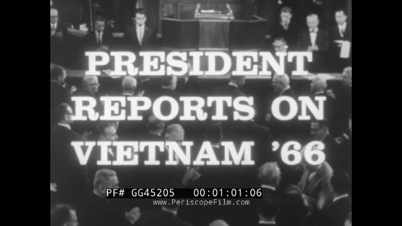 1966 STATE OF THE UNION SPEECH BY PRESIDENT LYNDON JOHNSON / REPORT ON ...