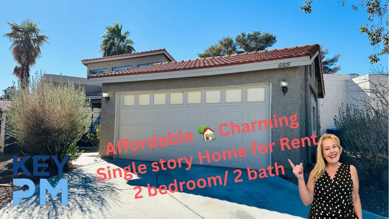 Affordable & Charming single story 2 bedroom / 2 bath for Rent - YouTube