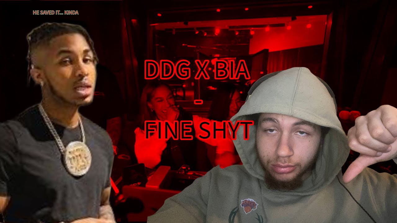 ARTIST REACTS TO [ DDG X BIA - Fine Shyt ] - YouTube