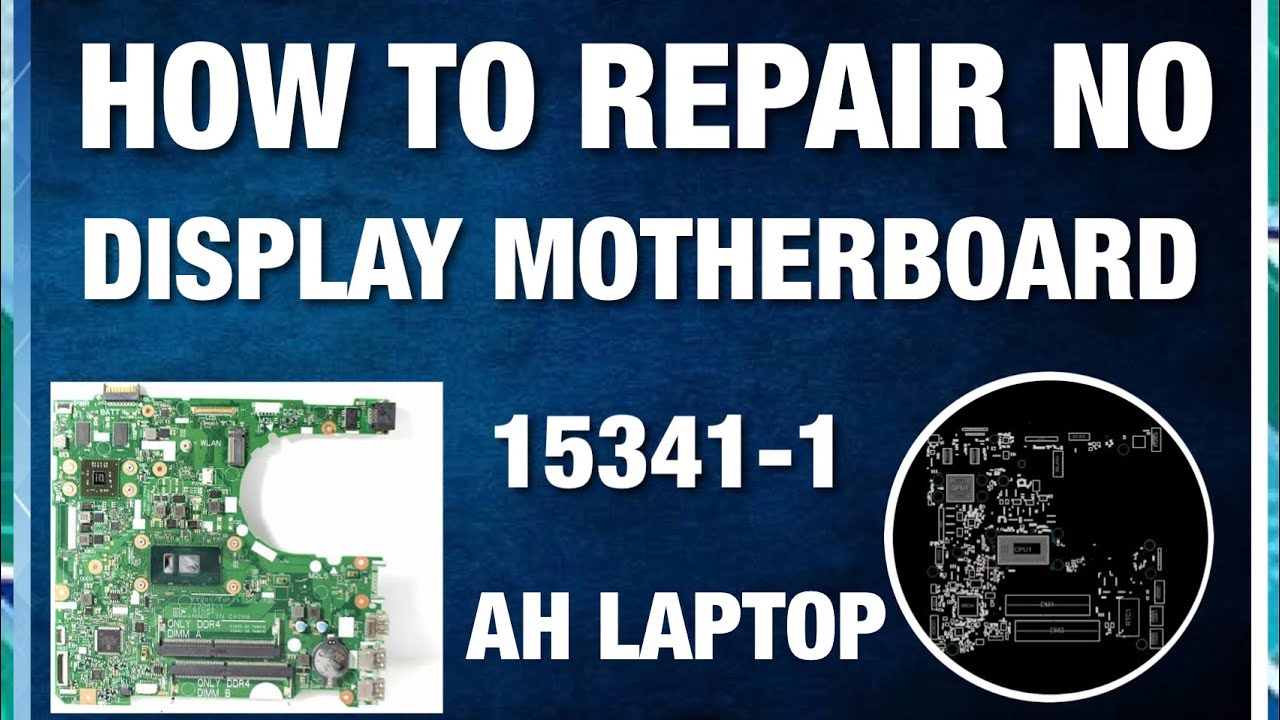 dell 15341-1 no display ||#ah laptop|| 5v_s5 volt not working VCOR ...