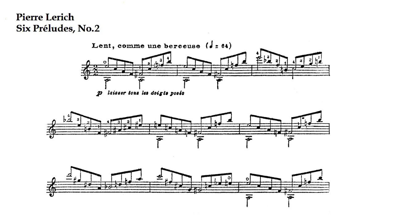 Pierre Lerich. Six Préludes, N2 - YouTube
