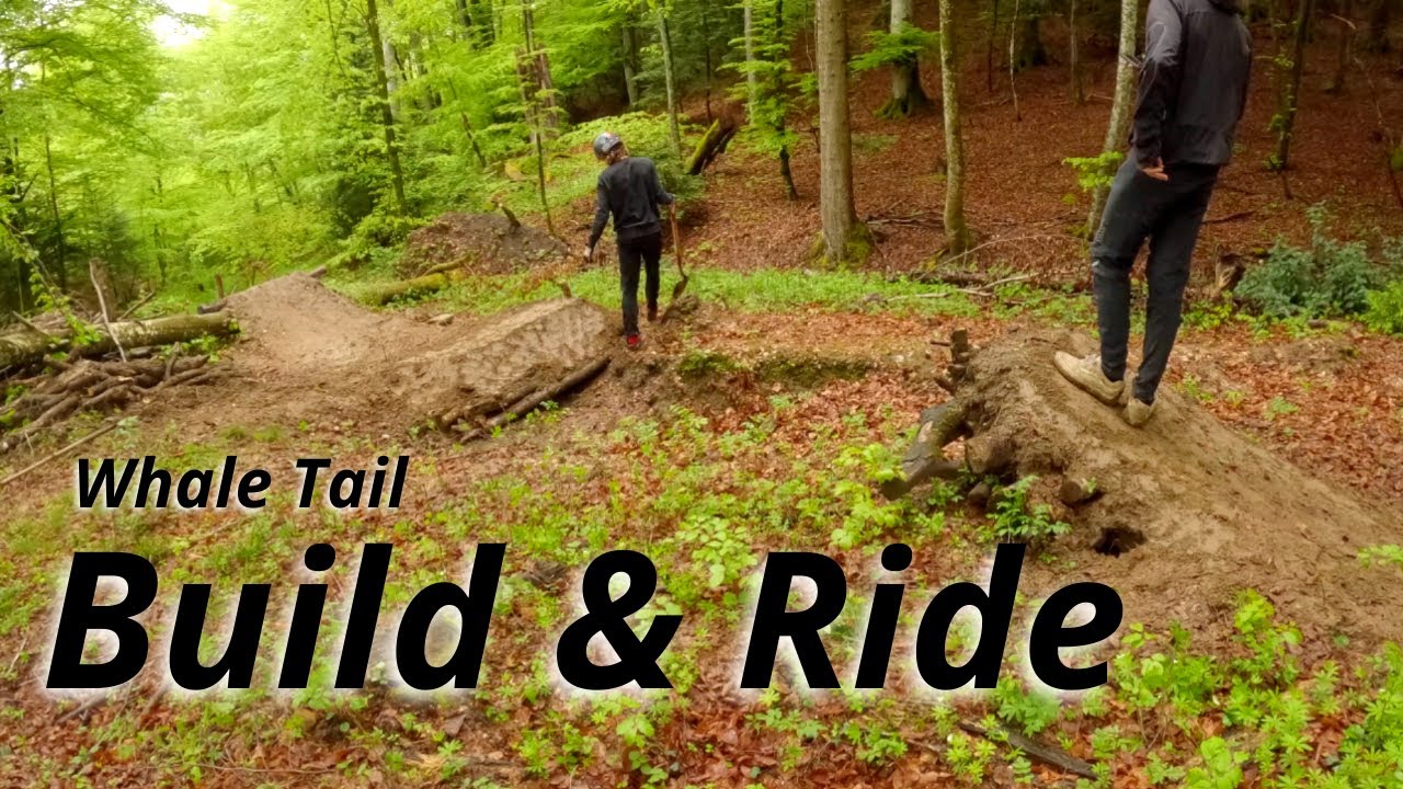 BUILD & RIDE MTB Jumps in My Backyard - YouTube