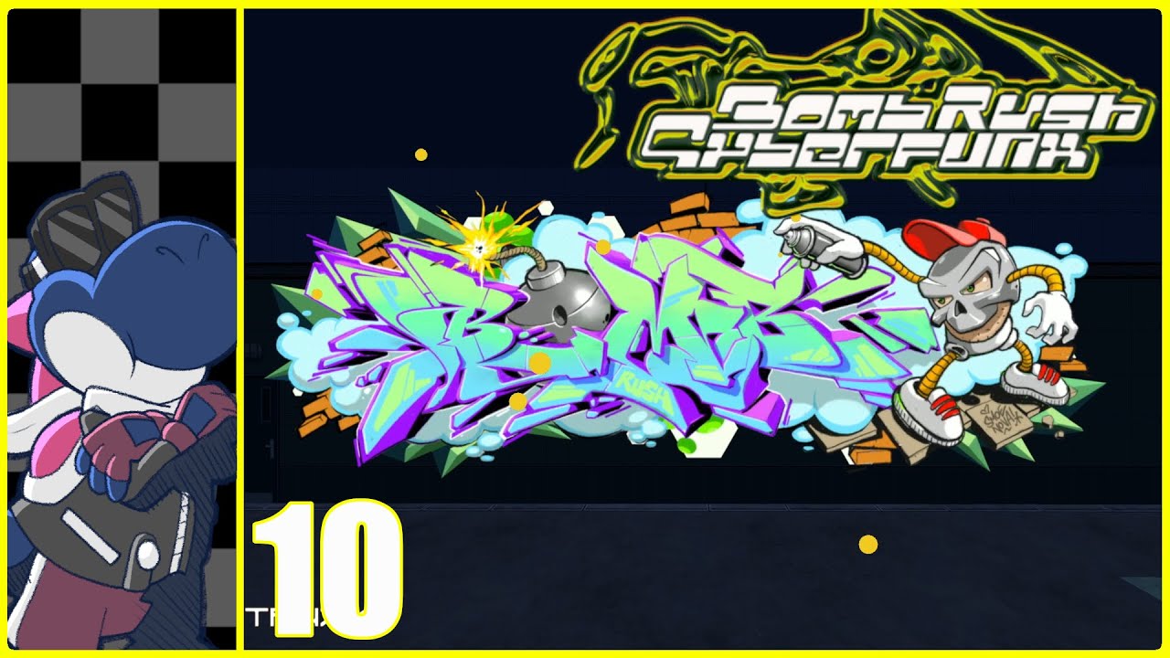 DJ Cyber Meets his end | Bomb Rush CyberFunk | Part 10 - YouTube
