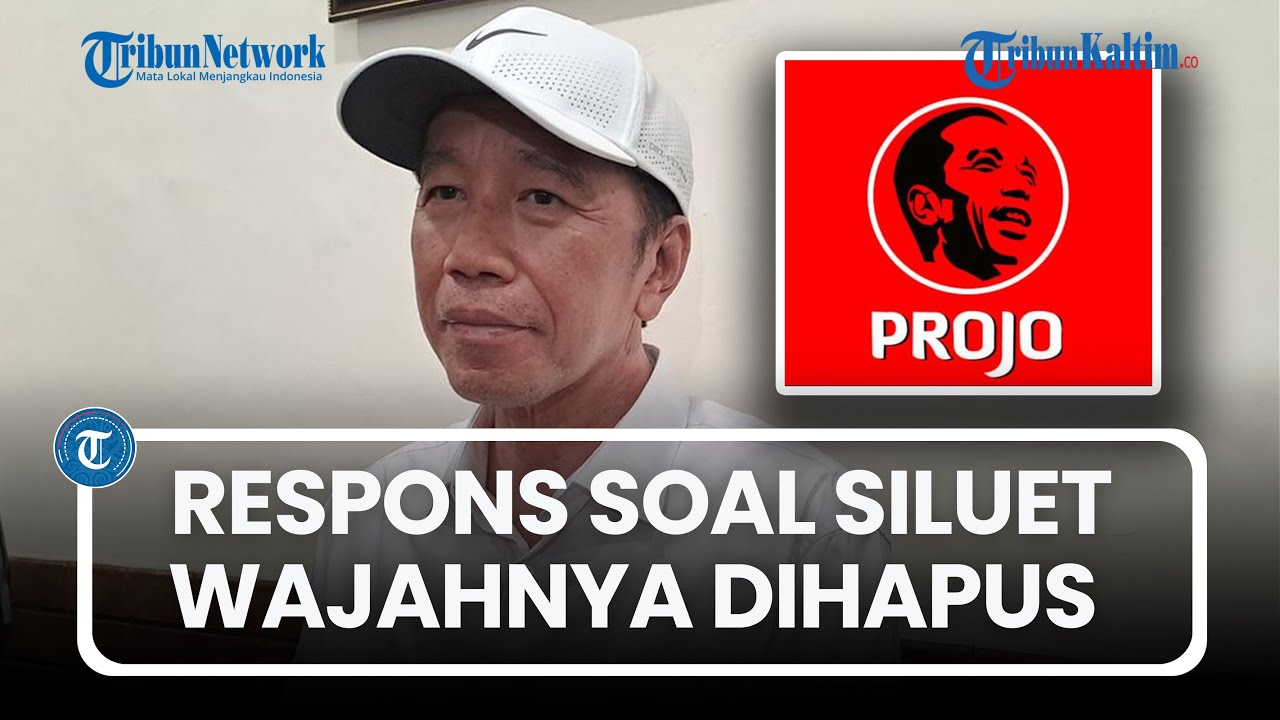 Respons Jokowi Soal Siluet Wajahnya Dihapus dari Logo Projo, Beri ...