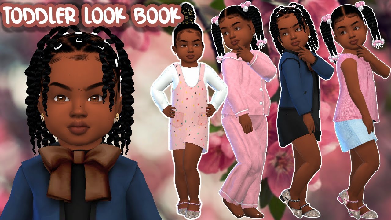 The Sims 4: TODDLER LOOK BOOK | WHERE TO GET TODDLER CC | CC LINKS ...