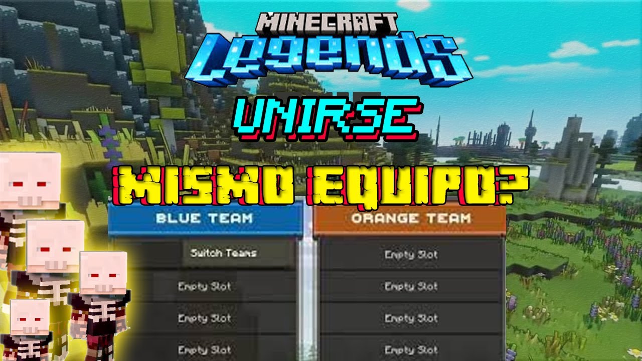 Unirse al Mismo equipo con amigos en Minecraft Legends? - YouTube