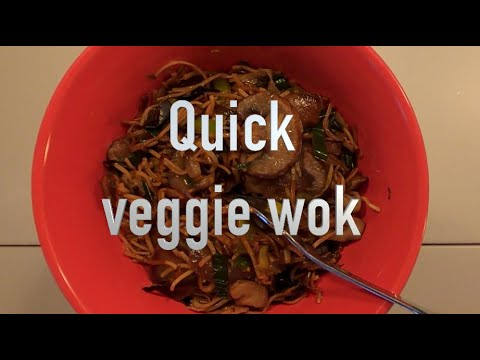Quick veggie wok