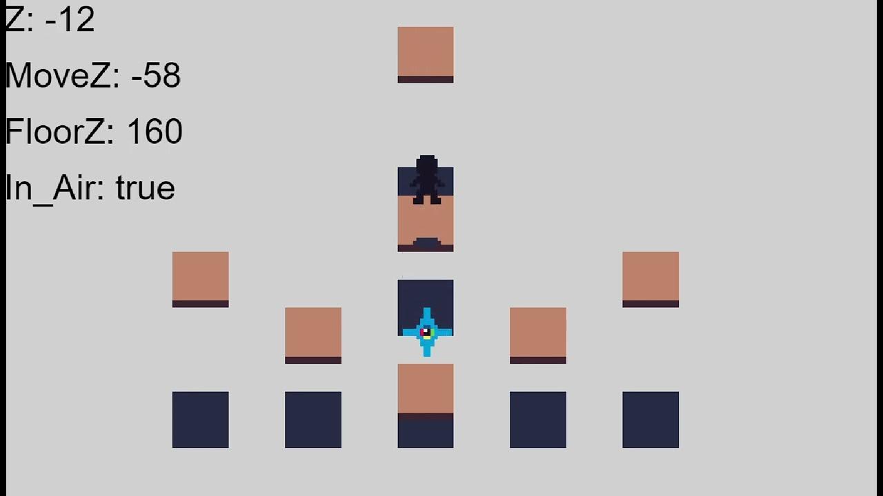 Testing 2d Z-axis platforming in GDevelop - YouTube