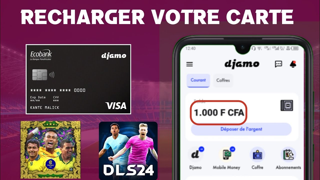 P3 COMMENT RECHERCHE VOTRE CARTE DJAMO POUR ACHETER DES Pièces🪙 - YouTube